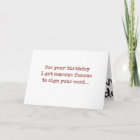 Autograph Session Card | Zazzle.com