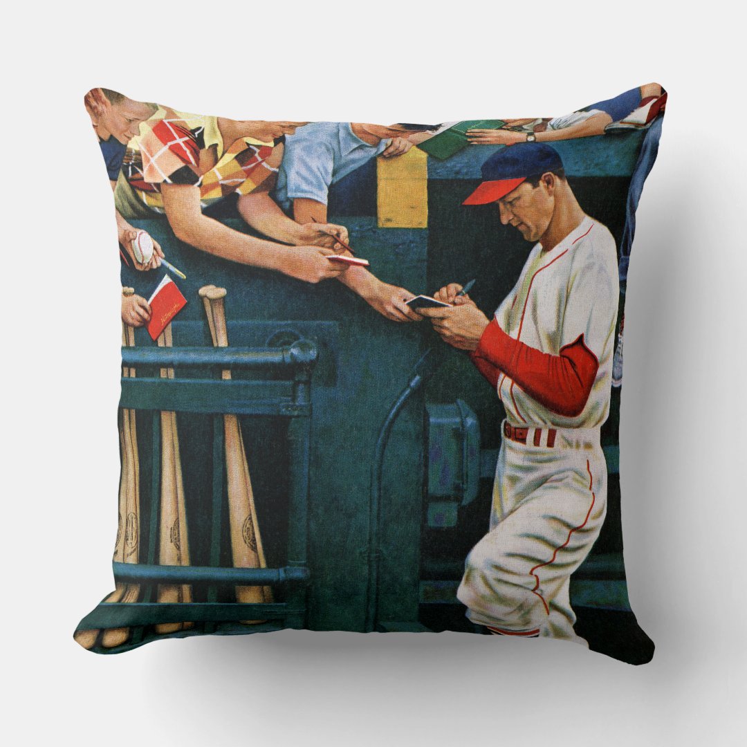 Autograph Session Throw Pillow | Zazzle