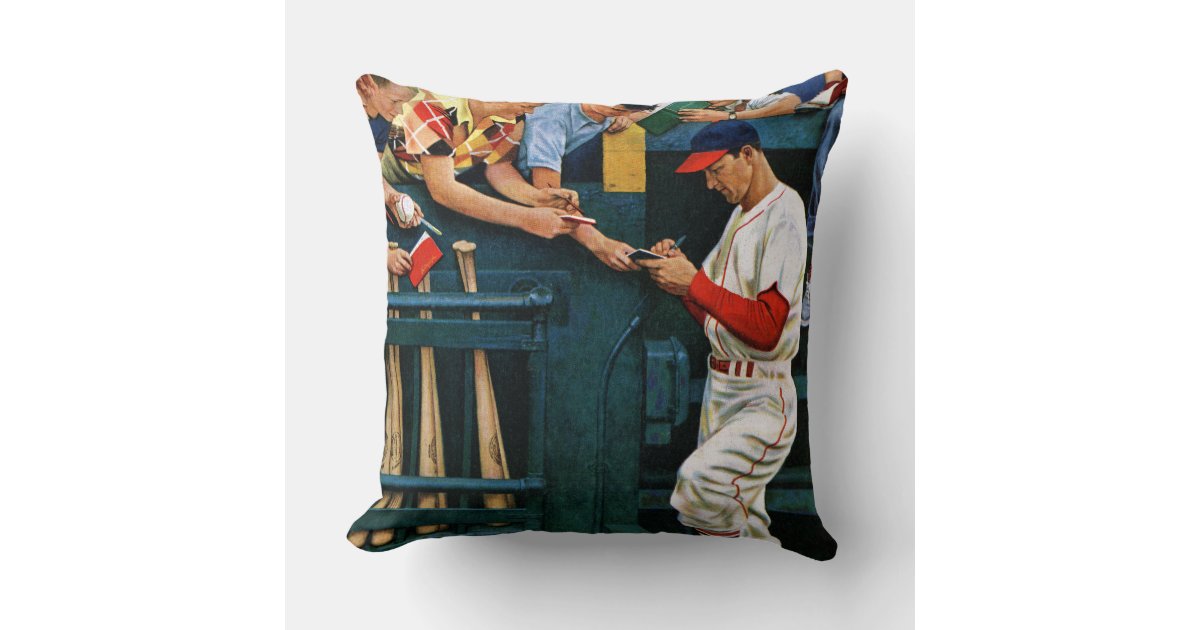 Autograph Session Throw Pillow | Zazzle