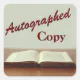Autographed Copy Book Stickers for Author Signings | Zazzle