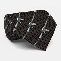Automatic Rifle Tie | Zazzle