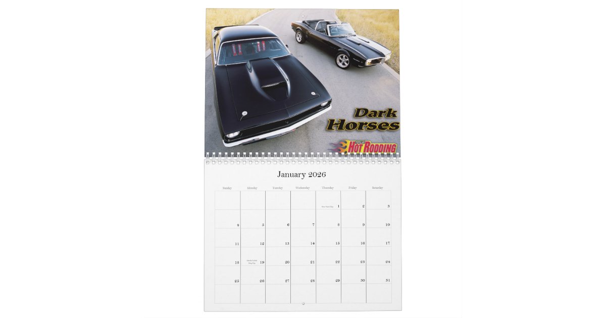 Automobile Calendar | Zazzle