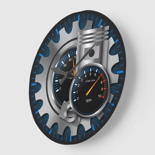 Automotive1 Wall Clock | Zazzle