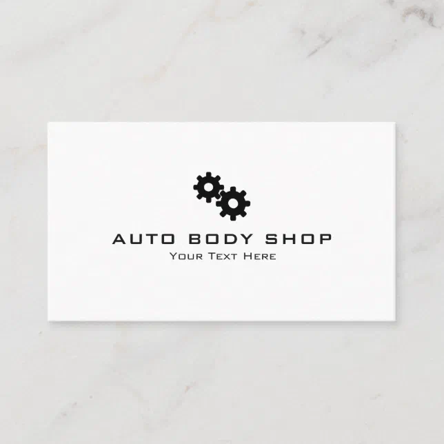 Automotive - Body Shop Business Card | Zazzle