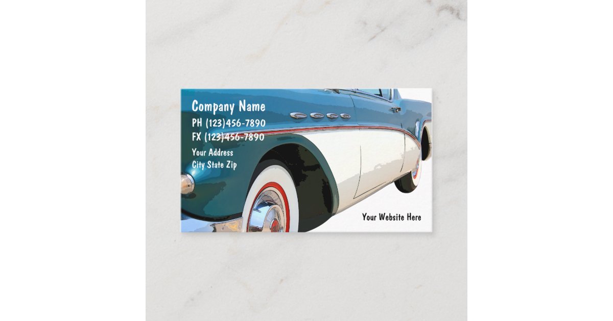 Automotive Business Cards | Zazzle.com