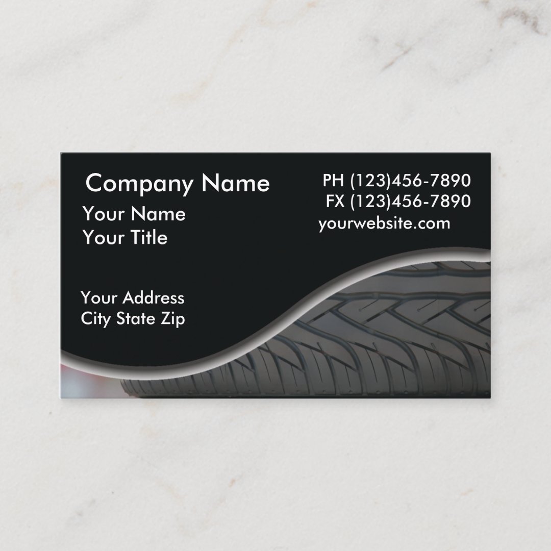 Automotive Business Cards | Zazzle