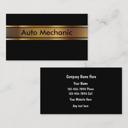 Automotive Business Cards | Zazzle
