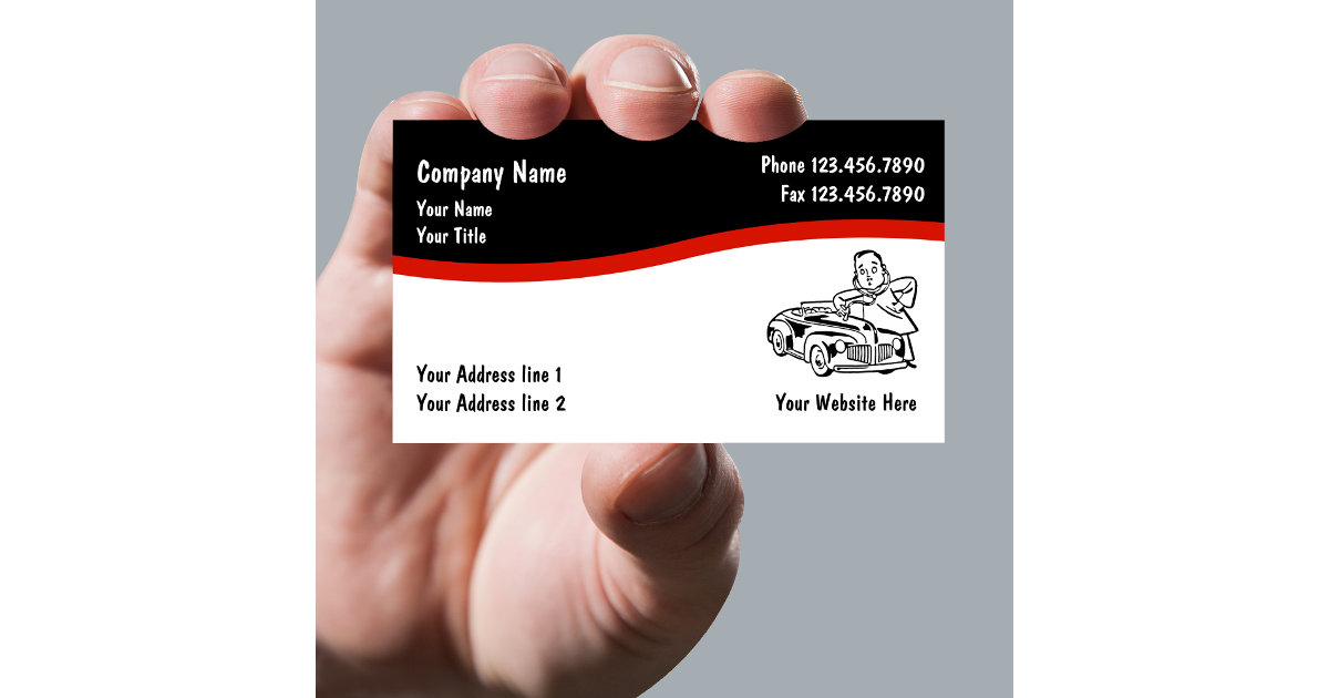 Automotive Business Cards | Zazzle