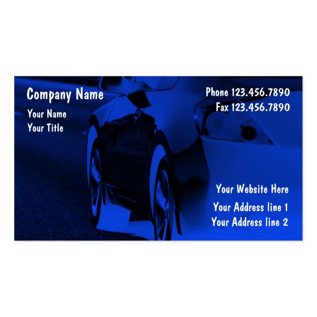 Automotive Business Cards