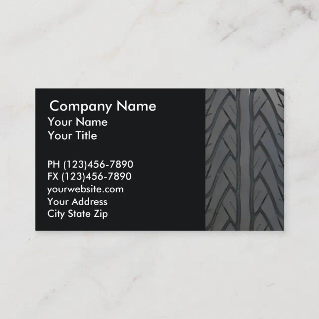 Automotive Business Cards | Zazzle