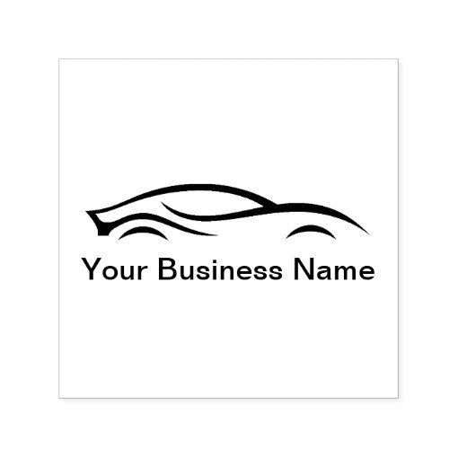 Automotive Business Logo Self-inking Stamp | Zazzle