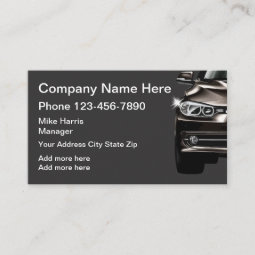 Automotive Business Profile Cards | Zazzle