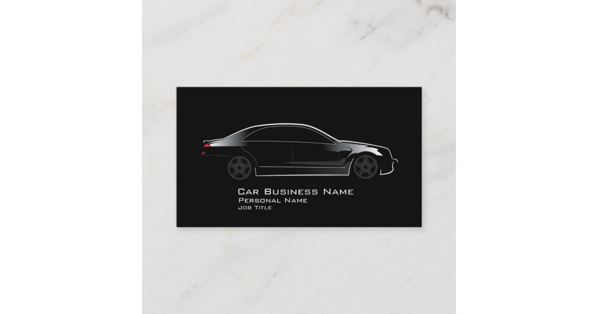 Automotive Car Service Business Card | Zazzle