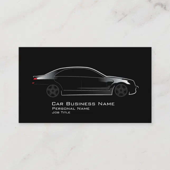 Automotive Car Service Business Card | Zazzle