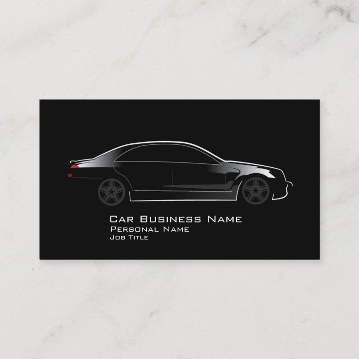 Automotive Car Service Business Card | Zazzle