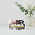 Automotive Car Wash & Auto Detailing Gold Label Business Card | Zazzle