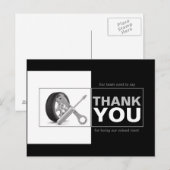 Automotive Company Car Service Thank You Postcard | Zazzle