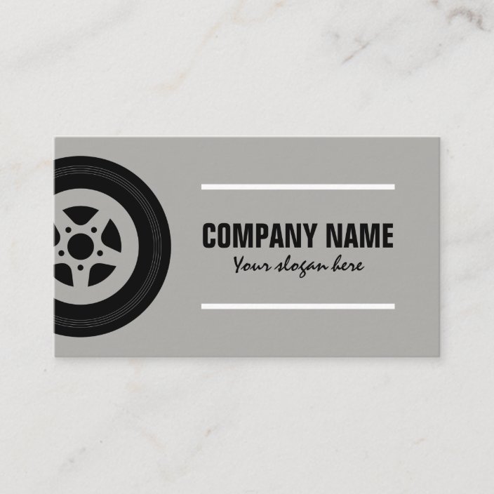 Automotive company logo business card template | Zazzle.com