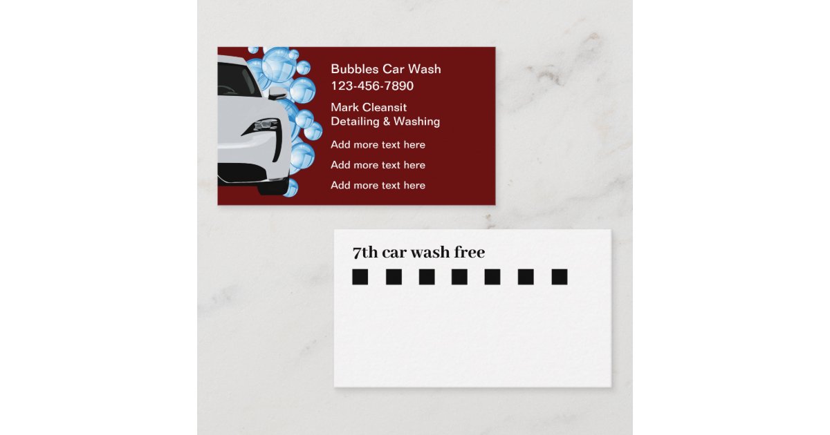 Automotive Customer Loyalty Business Cards | Zazzle