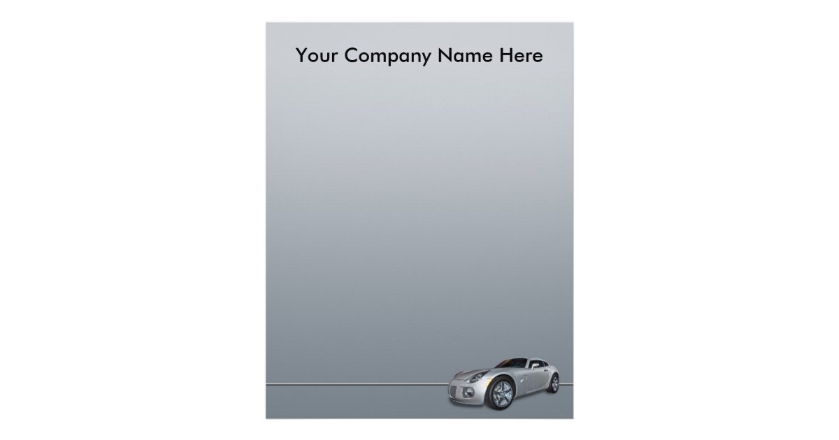 Auto Body Shop Letterhead Template Auto Repair Letterheads Word