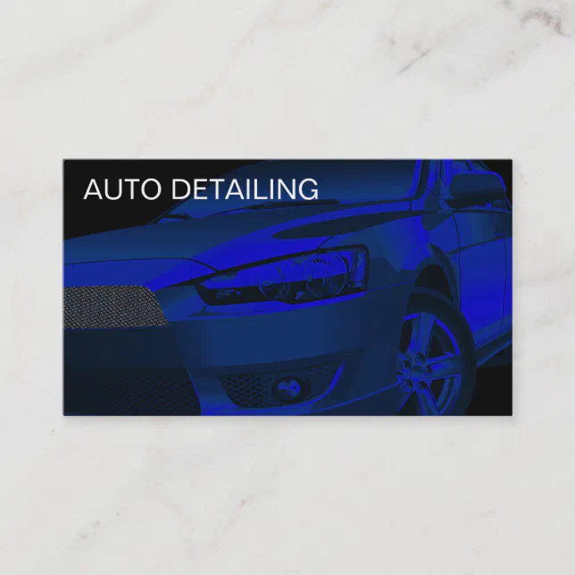 Automotive Detailing Business Cards | Zazzle
