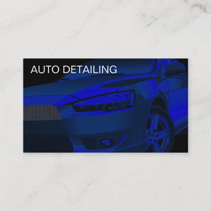 Automotive Detailing Business Cards | Zazzle.com