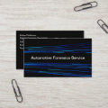 Automotive Digital Forensics Services Business Card | Zazzle