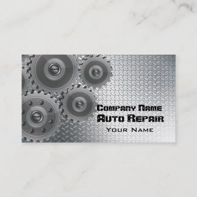 Automotive Mechanic Business Card | Zazzle