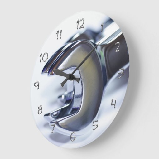 Automotive Mechanic Theme Large Clock | Zazzle
