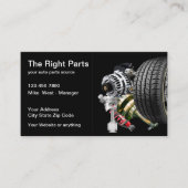 Automotive Parts Salvage Business Card | Zazzle
