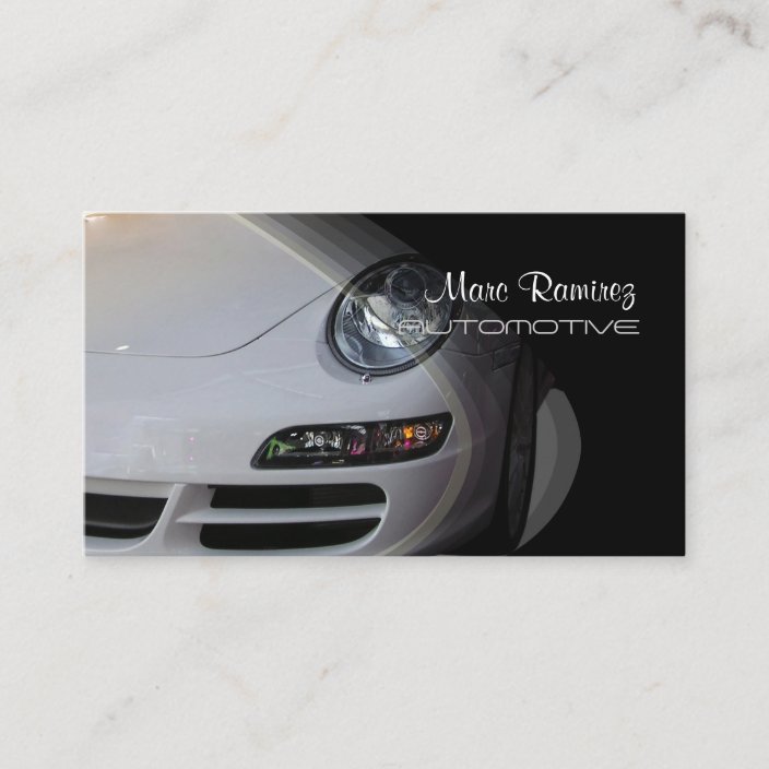 Automotive, photo business cards | Zazzle.com