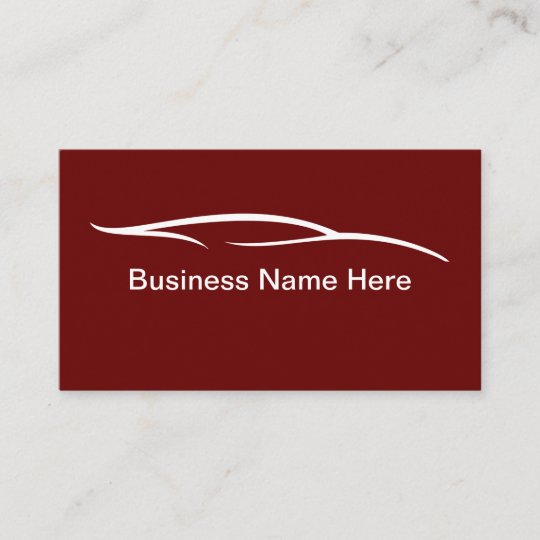 Automotive Professional Auto Body Repair Business Card | Zazzle.com