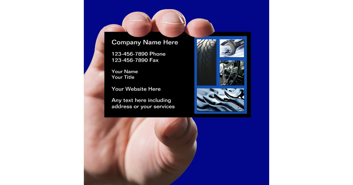 Automotive Professional Service Business Cards | Zazzle