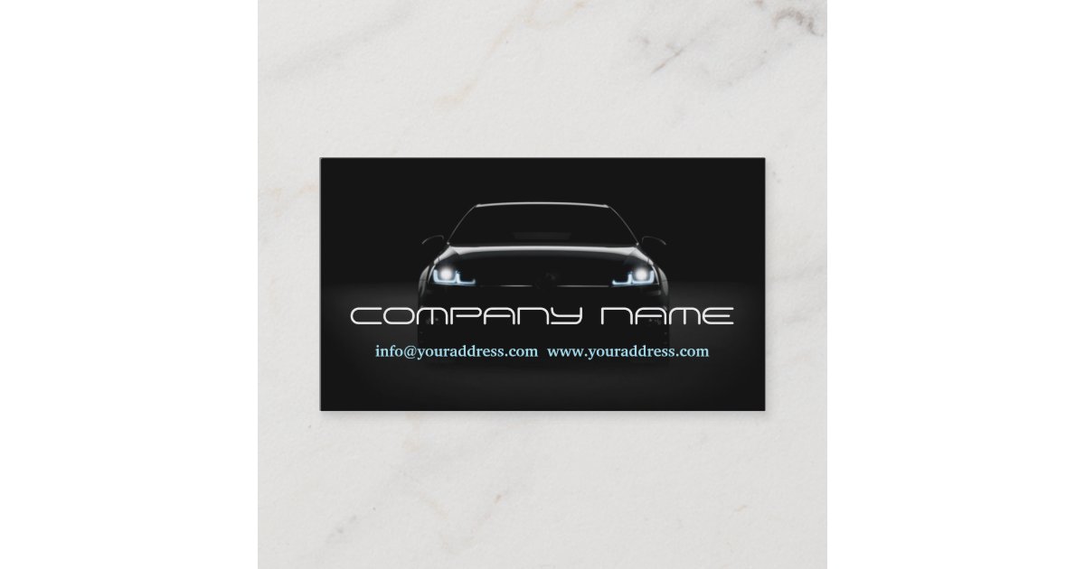 Automotive / Racing / Car Business Card | Zazzle