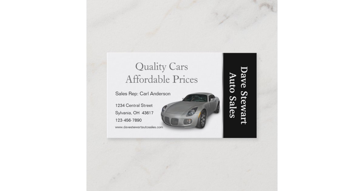 Automotive Repair Shop Business Card | Zazzle