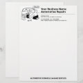 Automotive Repairs Garage Services Business Letterhead | Zazzle