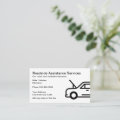 Automotive Roadside Assistance Business Card | Zazzle