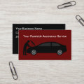 Automotive Roadside Assistance Business Card | Zazzle
