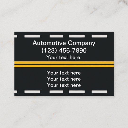 Automotive Roadside Assistance Services Business Card | Zazzle.com