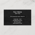 Automotive style water splash business card | Zazzle