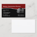 Automotive Theme With TIres Stacked Business Card | Zazzle