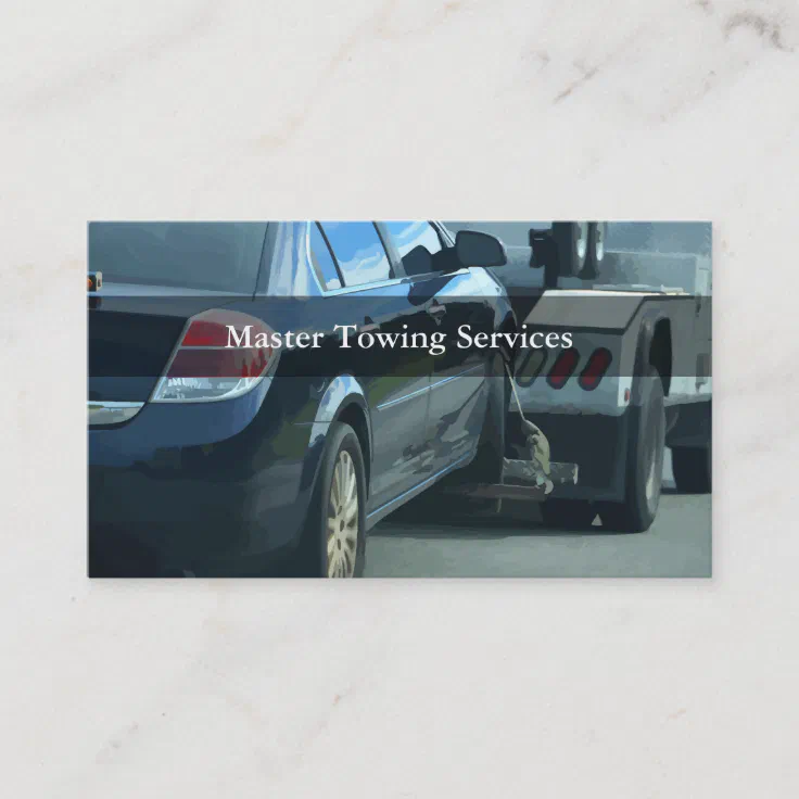 Automotive Towing Business Cards | Zazzle