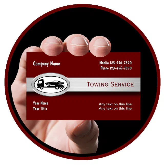 Automotive Towing Wrecker Business Cards | Zazzle