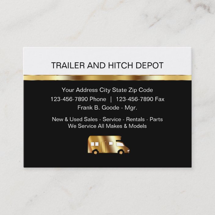 Automotive Trailers Business Cards | Zazzle.com