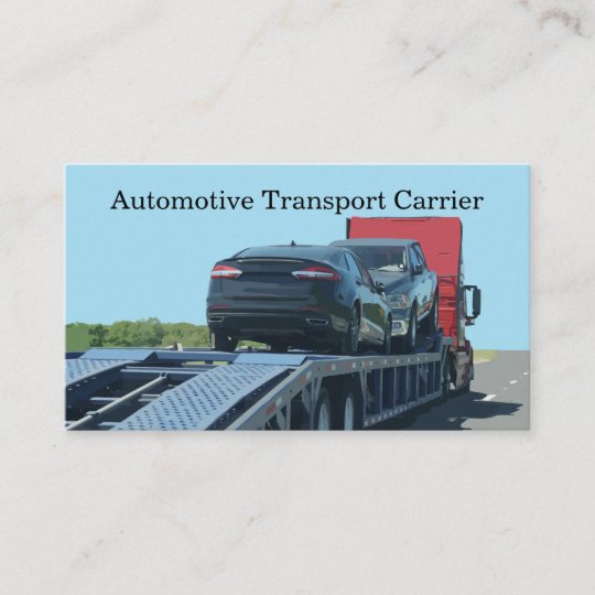 Automotive Transport Car Carrier Business Card | Zazzle.com