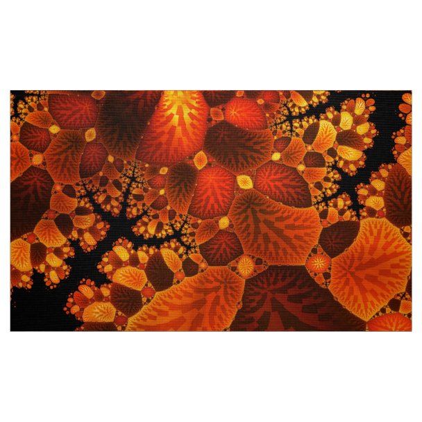 Autumn Tree Fabric | Zazzle