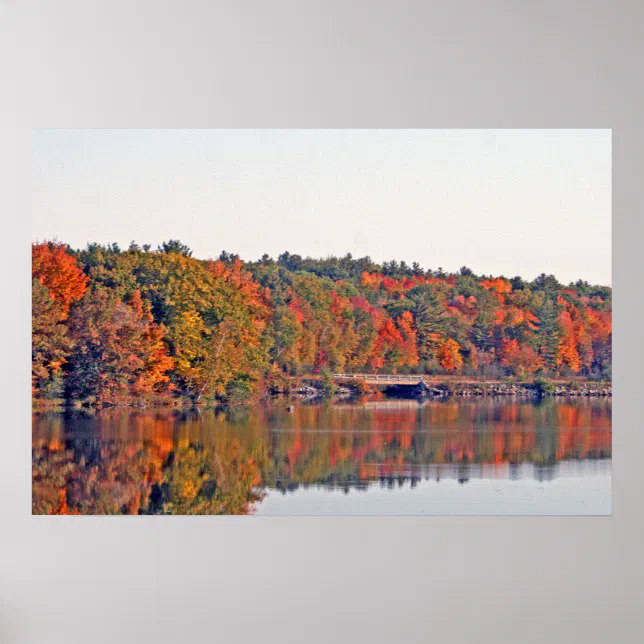 Autumn Along The Wisconsin River Poster | Zazzle