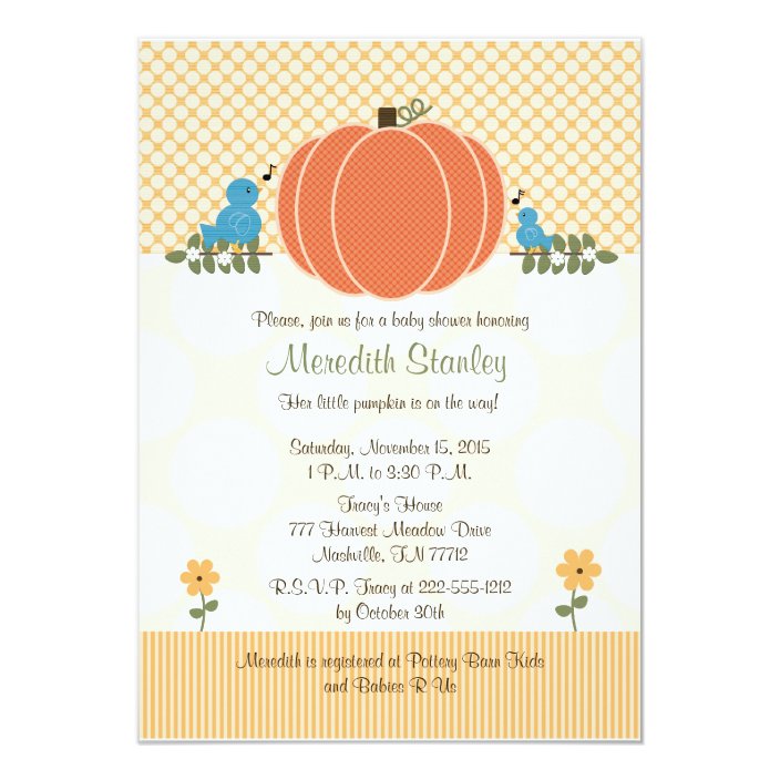 Autumn Baby Shower Invitations | Zazzle.com