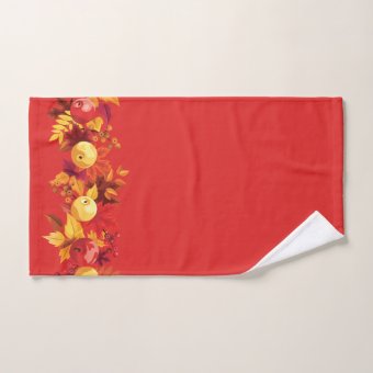 Autumn Berries Bathroom Towel Set | Zazzle