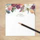 Autumn Boho Blooms Personalized Teacher Notepad | Zazzle